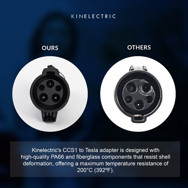 J1772 to Tesla Adapter with Ring – Kinelectric